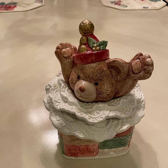 Fitz and Floyd | Holiday | Teddy Bear Box | Poshmark